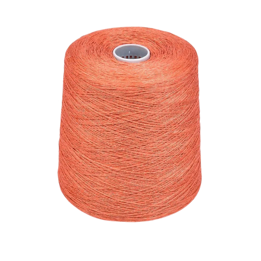 Linen yarns in chestnut colour, three theads, D 56X3 L (1kg) - No.3 ...