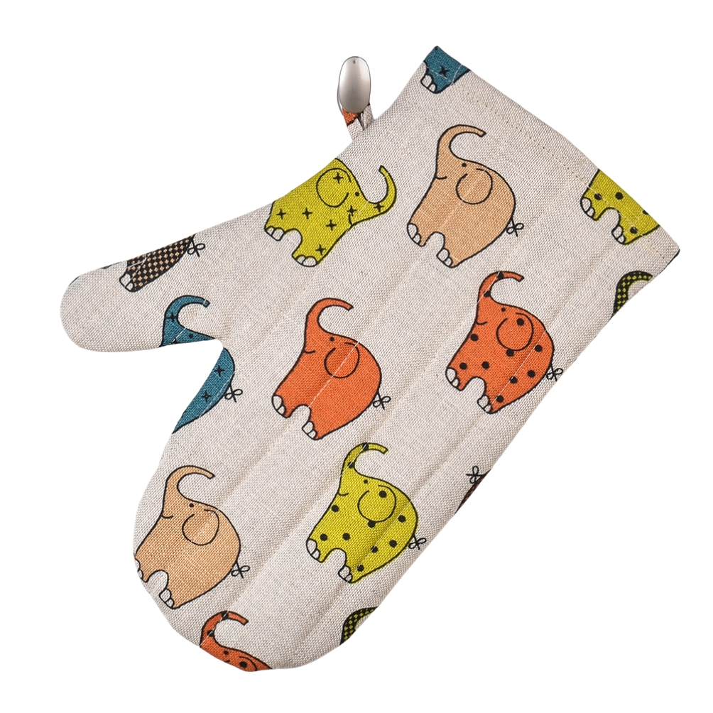Mitten Little elephants | Linen By Linas