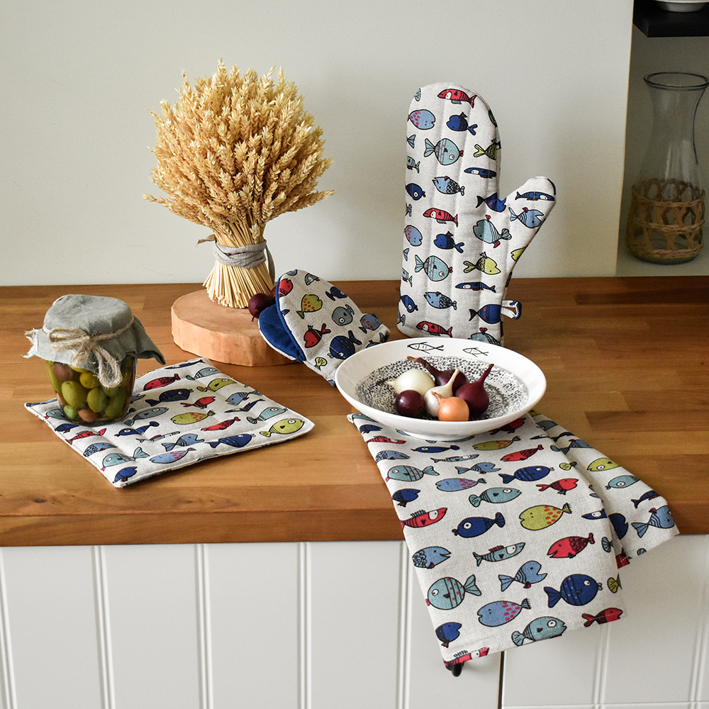 Mitten Fish | Linen By Linas
