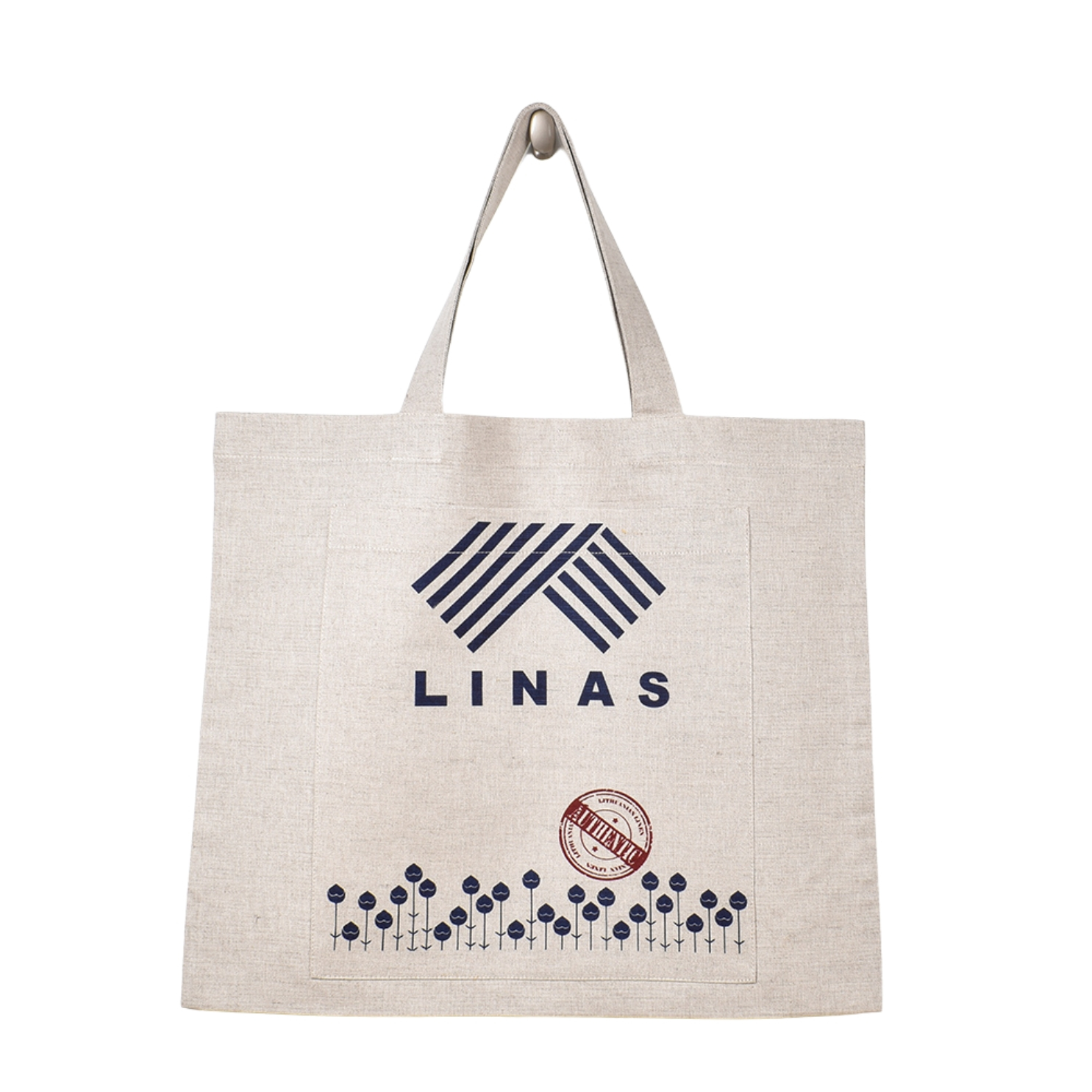 Gift souvenir bag with Linas logo, 39x44 cm | Linen By Linas
