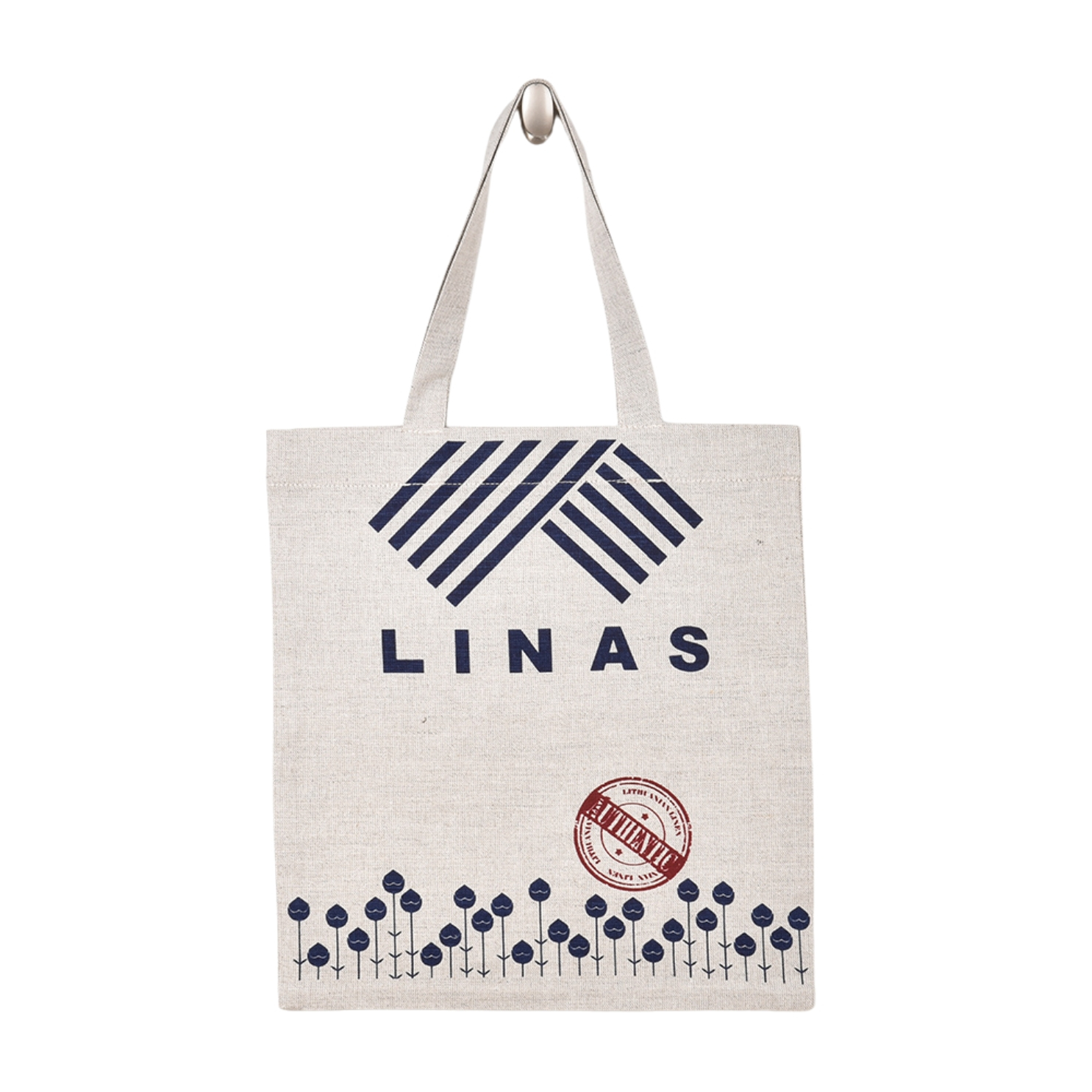 Gift souvenir bag with Linas logo, 30x28 cm | Linen By Linas