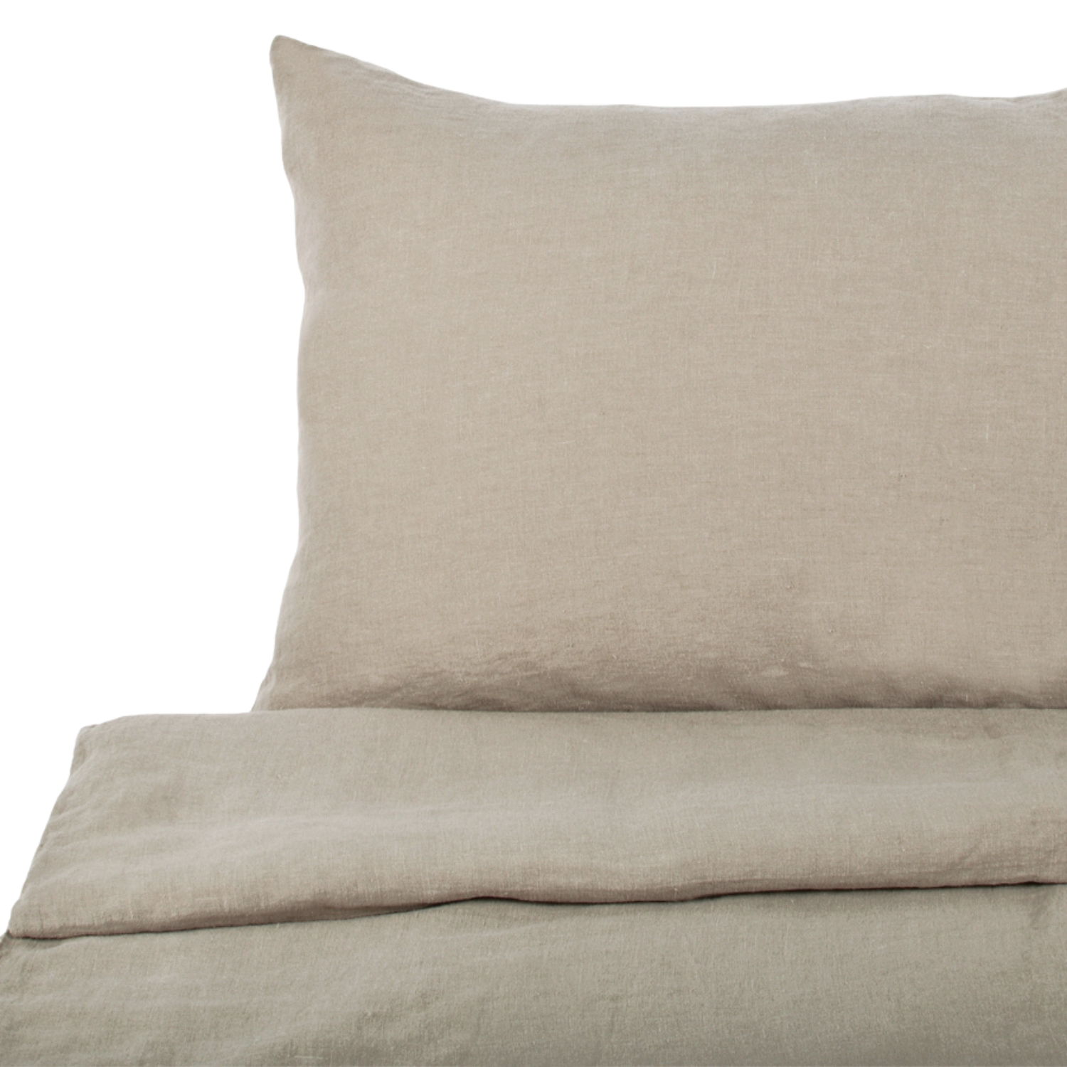 Natural linen colour washed linen bed set, several sizes | Linen By Linas